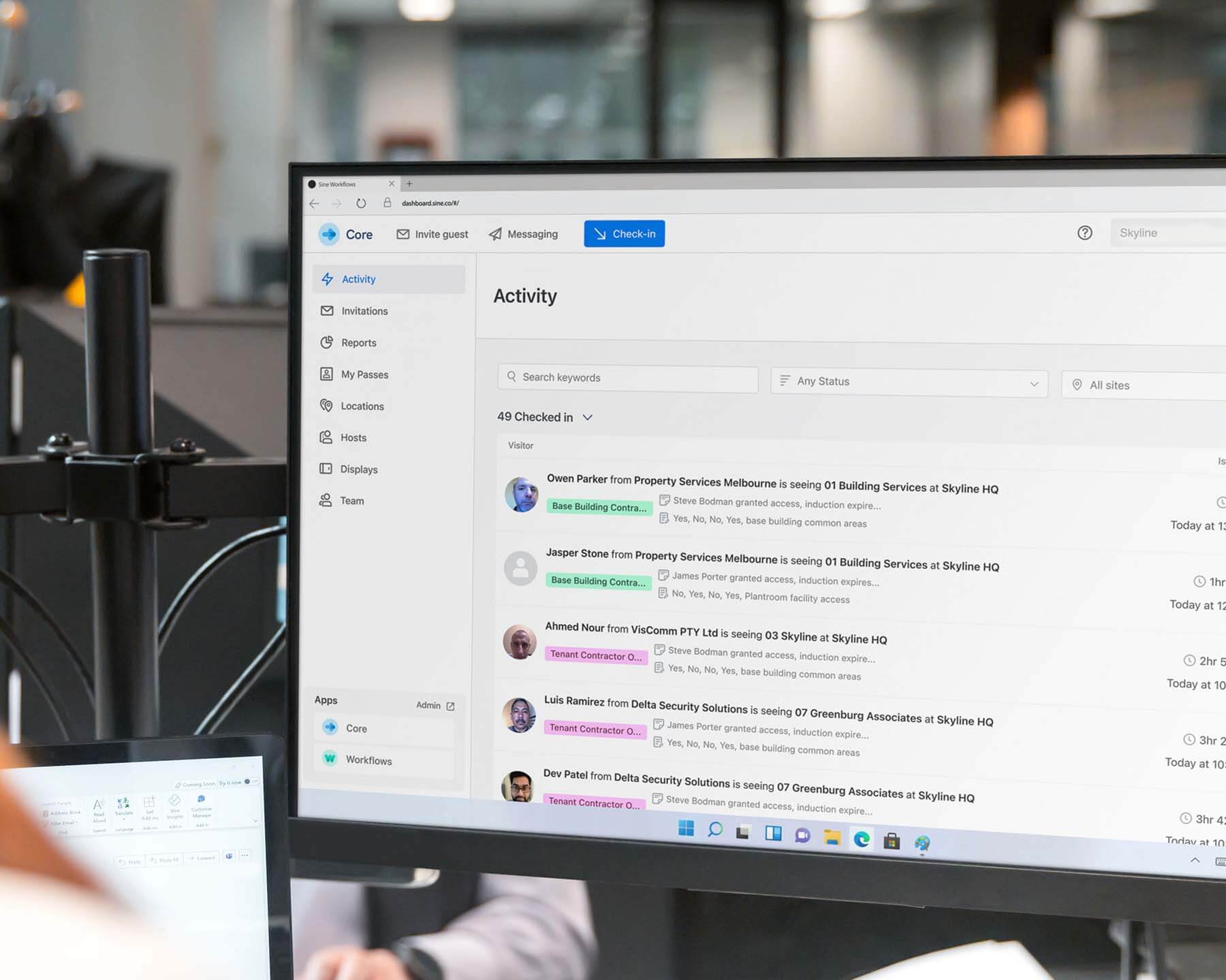Visitor Management made easy - Sine by Honeywell